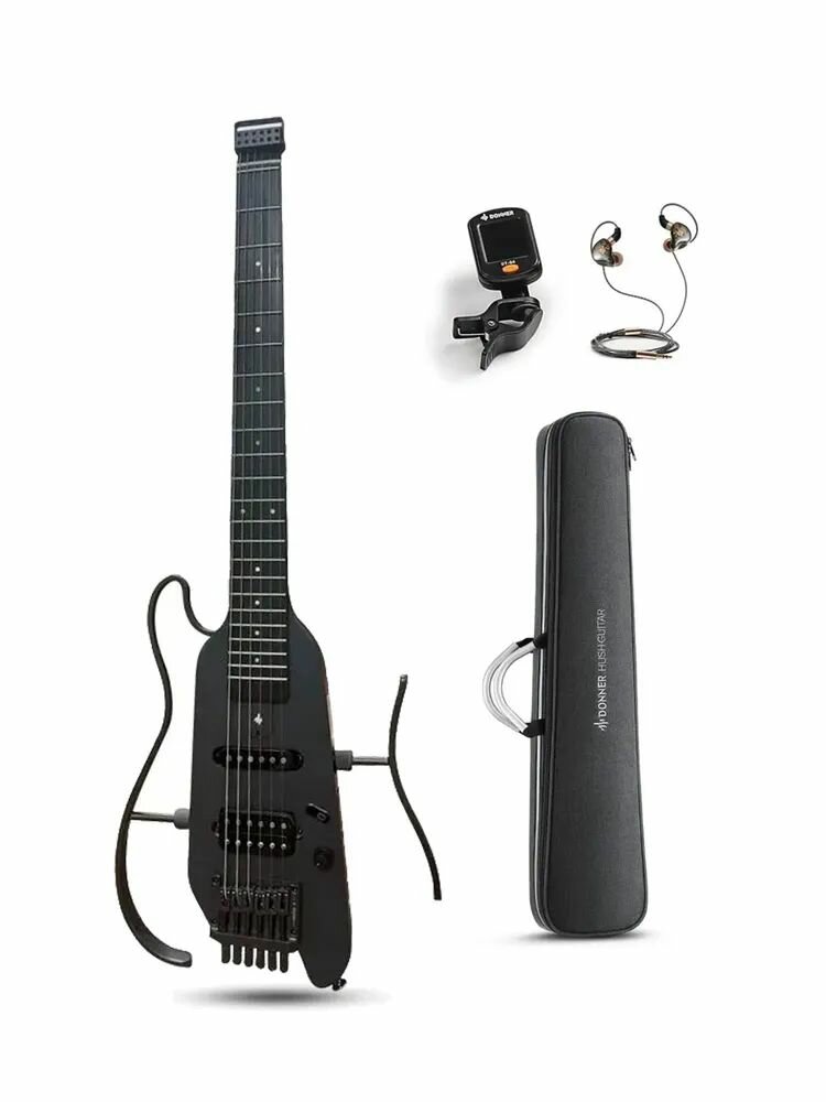 Электрогитара HUSH-X 6-струнная, корпус Красное дерево