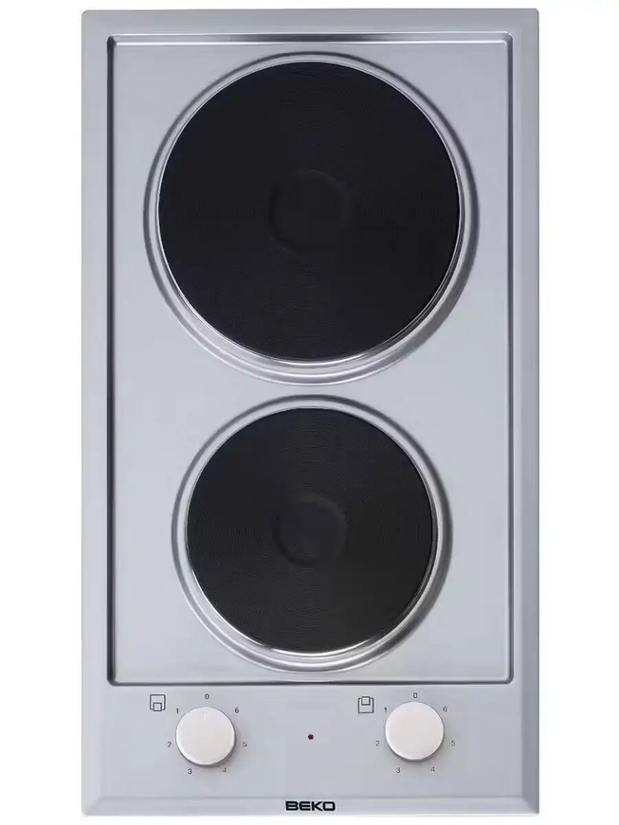 Встраиваемая варочная поверхность Beko HDCE 32200 X, электрическая, 2 конфорки