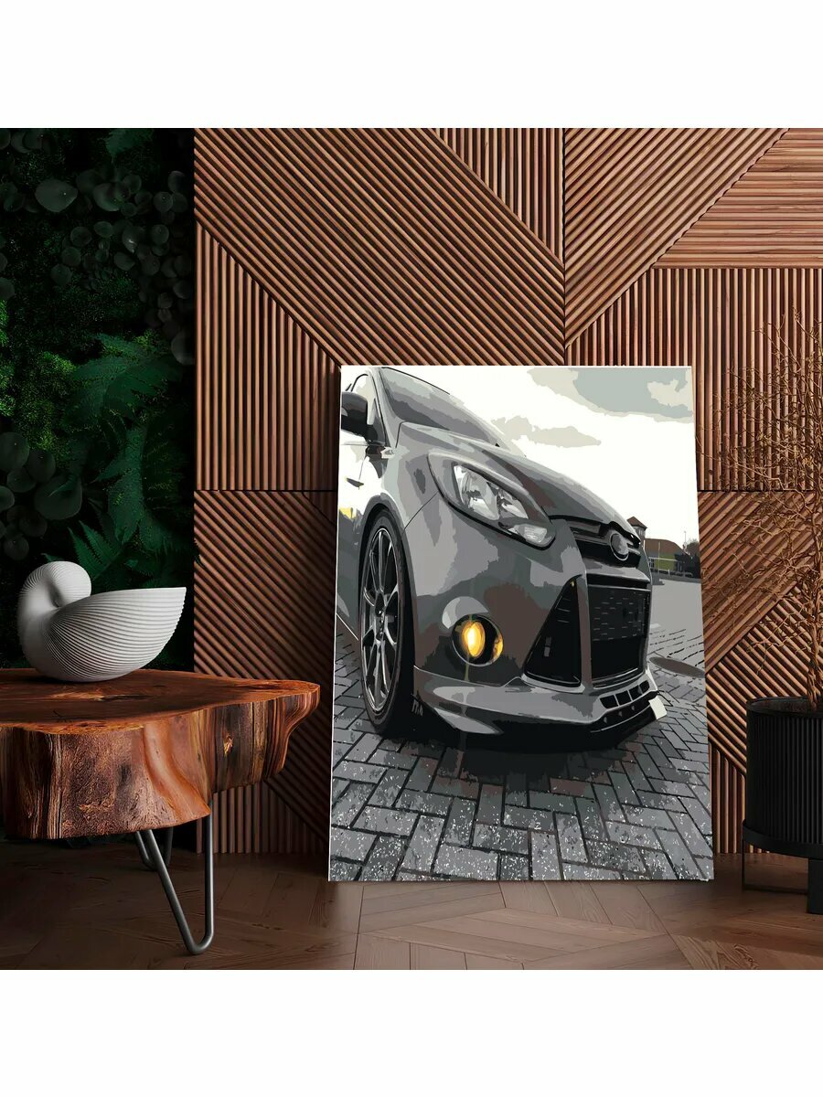 Картина по номерам Автомобиль-Форд-Фокус3-Для-Парней