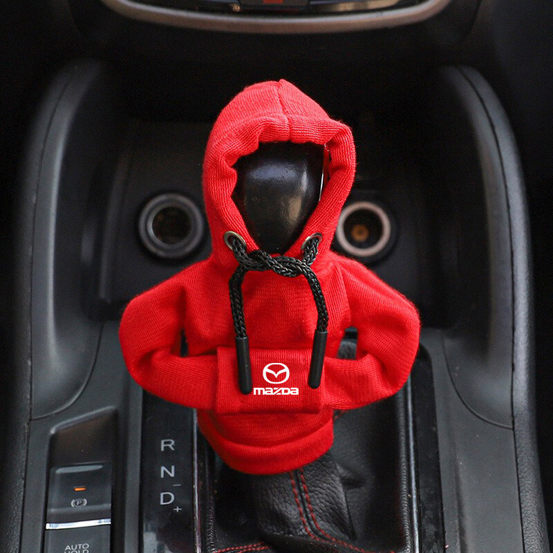 Автомобильная модная толстовка с капюшоном, чехол для ручки переключения передач, чехол для Mazda.