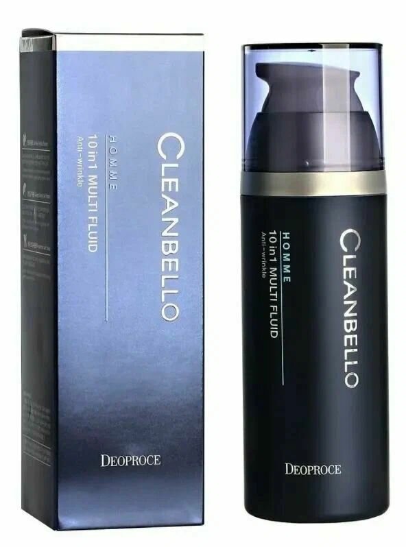 Deoproce Cleanbello Homme 10 in 1 Multi Fluid Anti-wrinkle увлажняющий флюид с коллагеном для мужчин