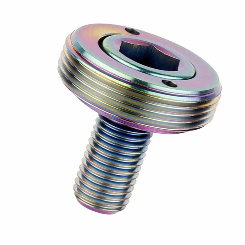 Титановый болт для каретки велосипедного шатунного комплекта - цветной