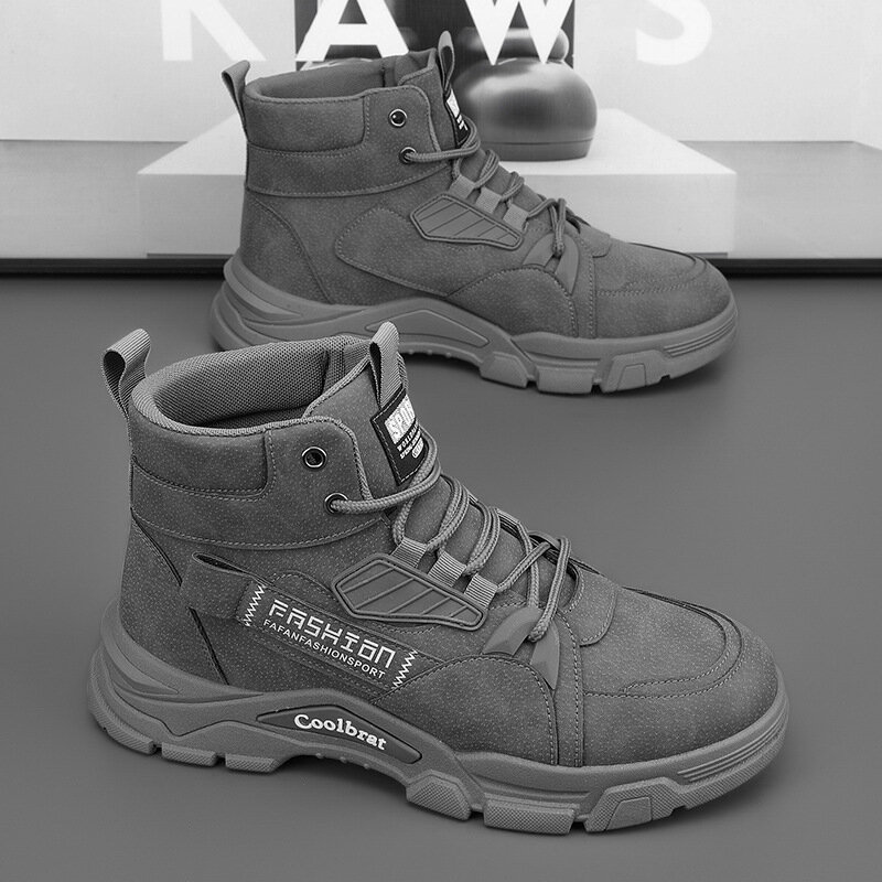 LUO Кроссовки Мужчины Лето Д? mpfer Прочные Антискользящие/Grey