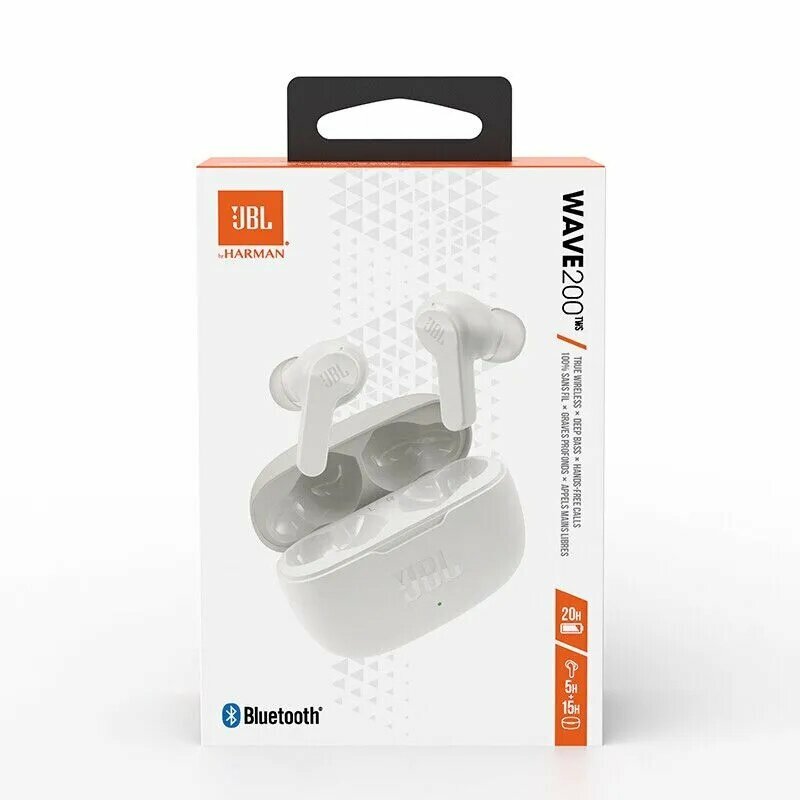 Зарядный Кейс Для Беспроводных Наушников J.B.L Wave 200Tws Арктический Импульс : Беспроводные Наушники С Русским Характером