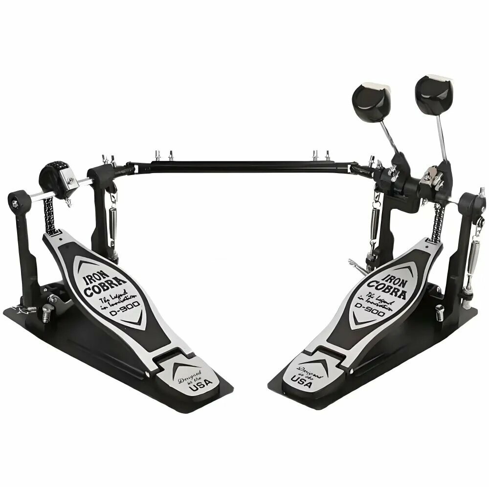 USA D-900 IRON COBRA TWIN DRUM PEDAL двойная педаль для барабана