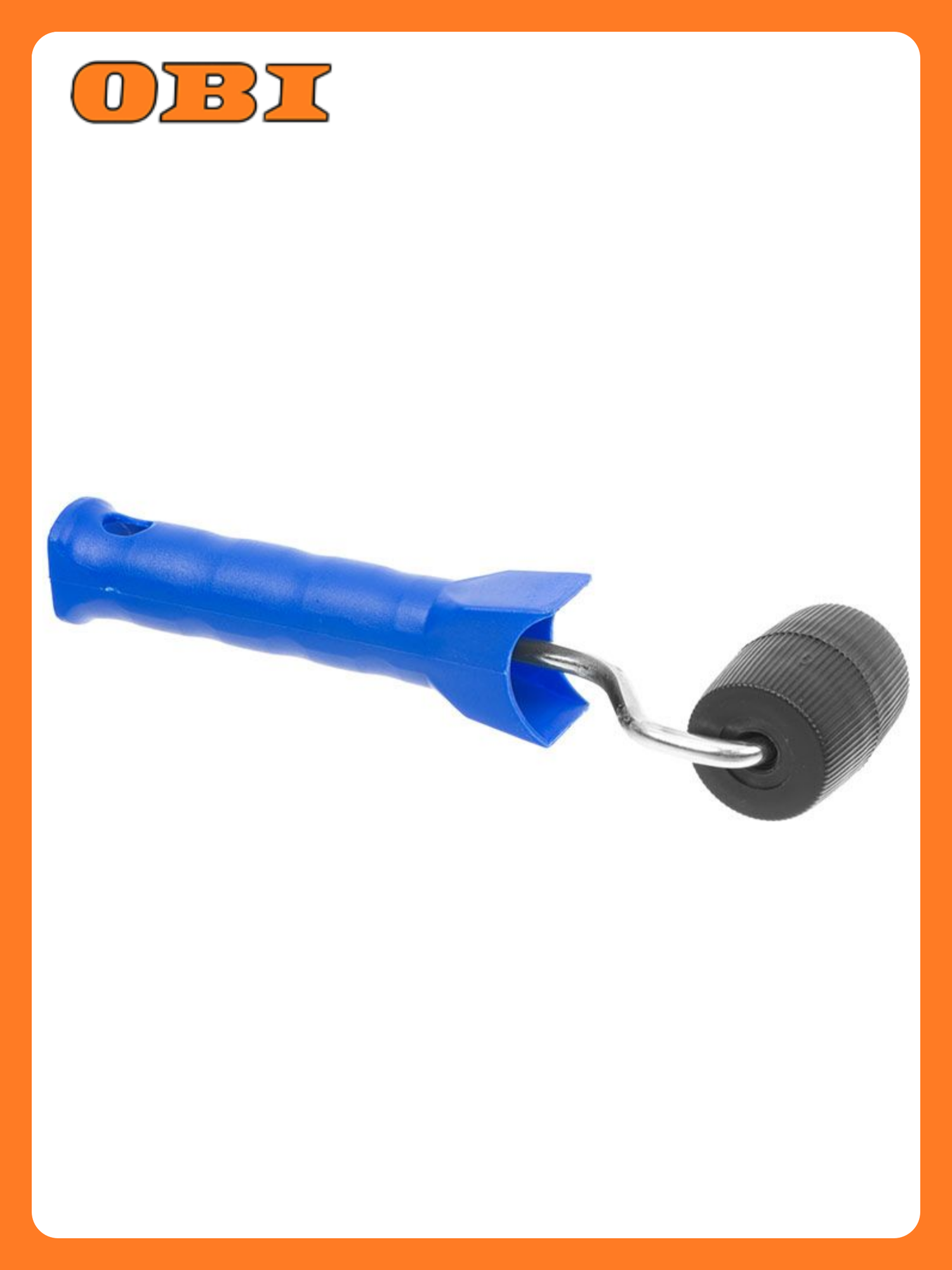 Ролик для швов обоев Toolberg, бочковой формы, черный, 45 мм