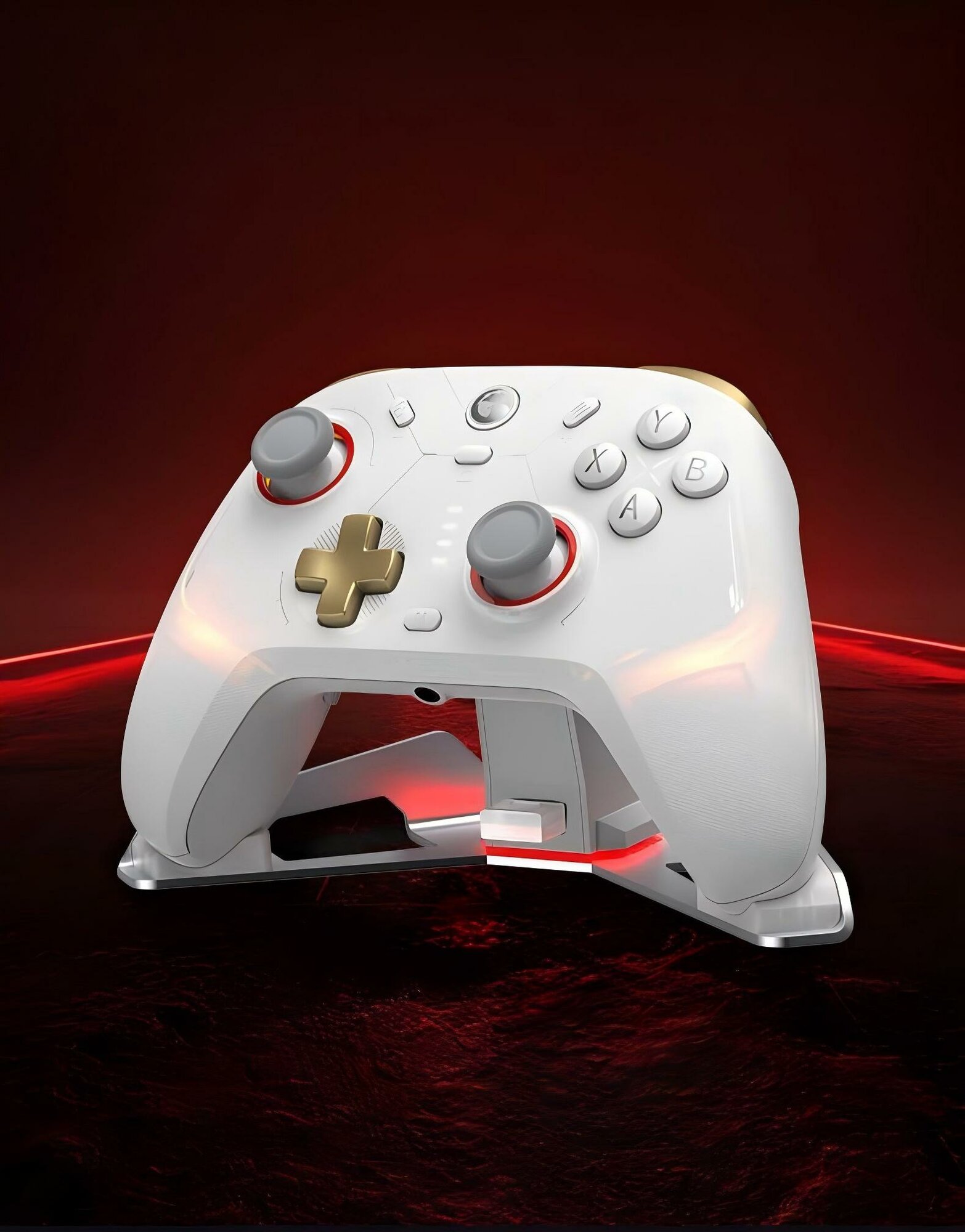 Геймпад Gamesir "Cyclone 2", для ПК, Nintendo Switch, Android, Bluetooth, белый