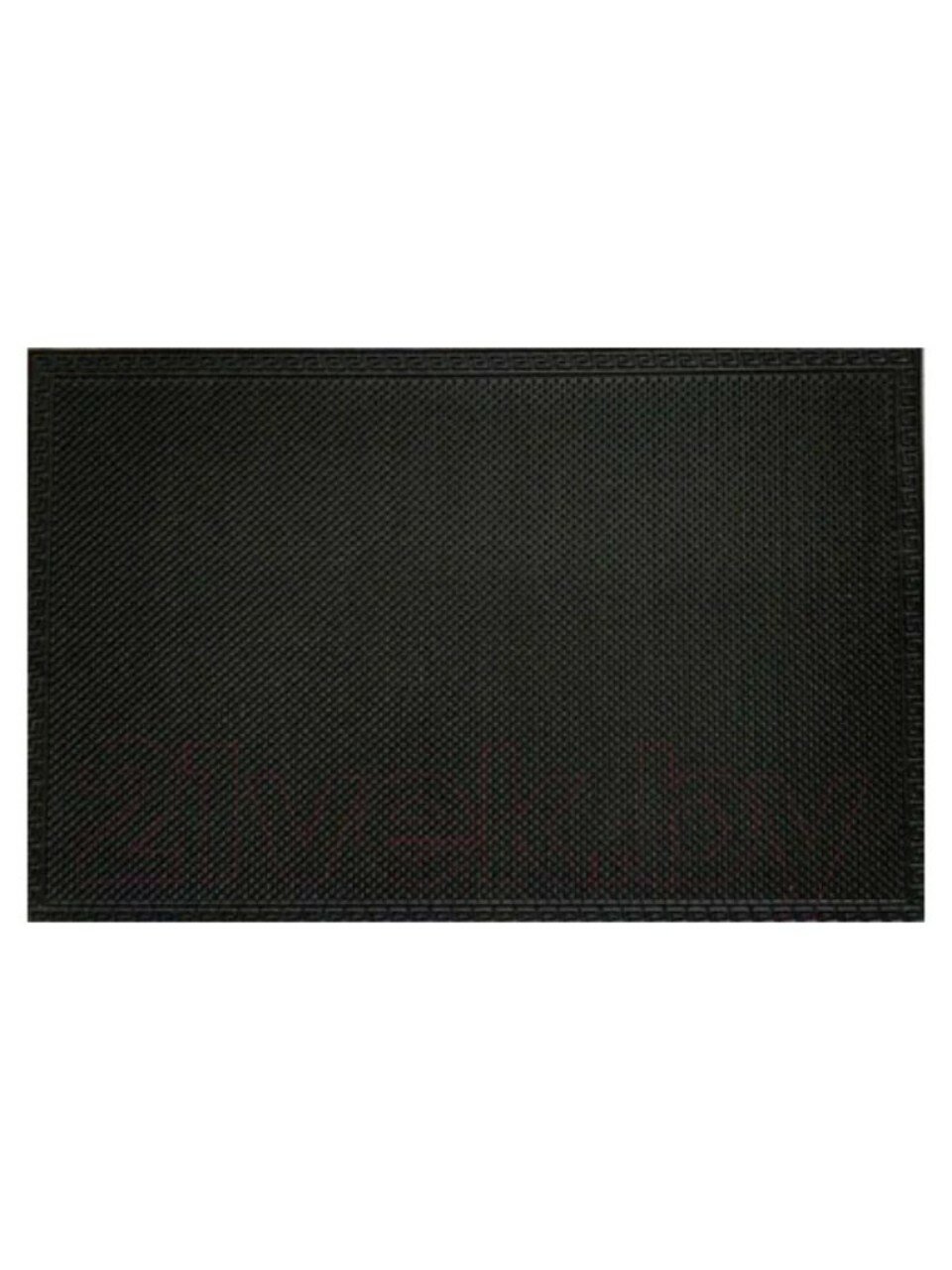 Коврик придверный в прихожую грязезащитный, 40х60 см, черный