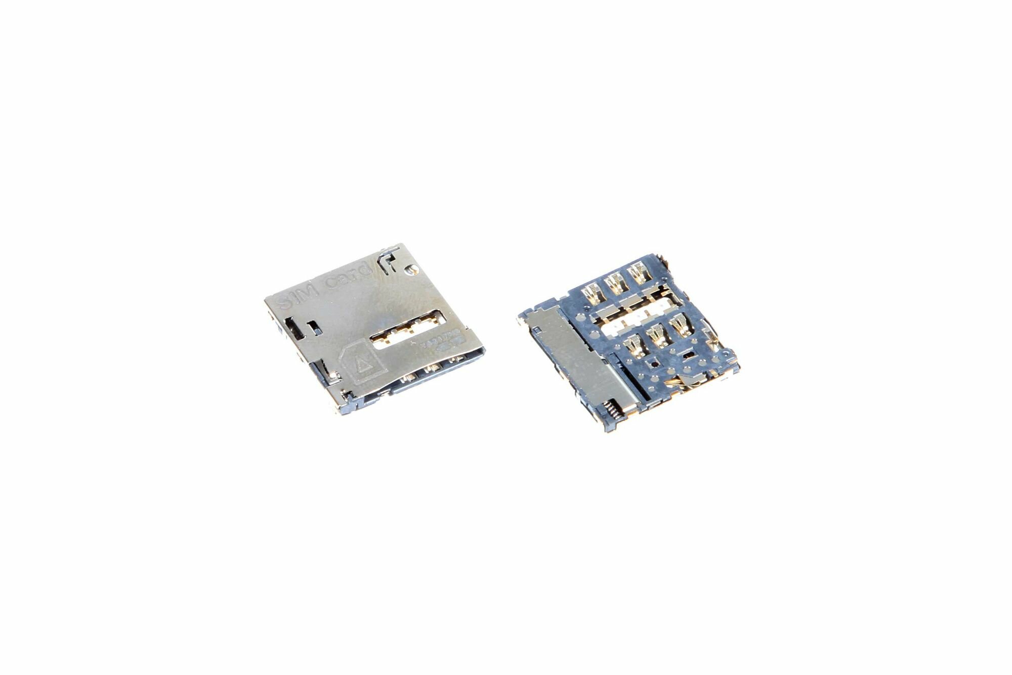 Коннектор SIM-карты (сим), mmc коннектор для Samsung T211/S3/i9500 S4/desire 300/600/OT 8008D (S07)