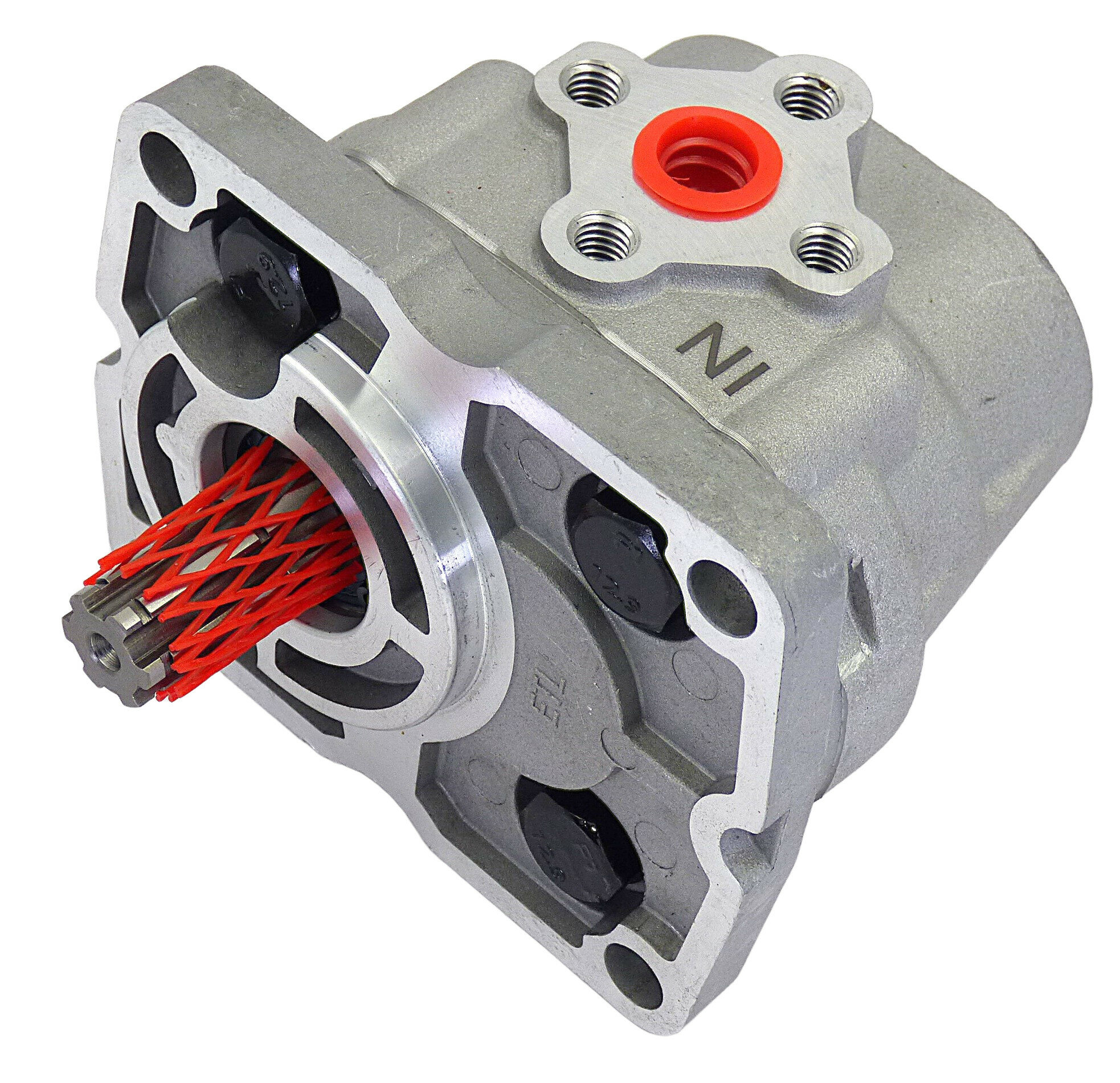 Насос шестеренный НШ-14, левого вращения, 6-ти шлицевой, master part