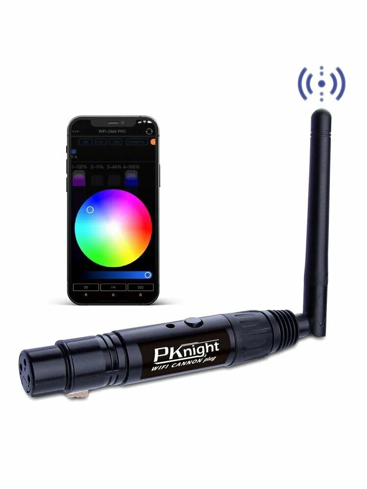 2.4G беспроводной WiFi DMX EasyNode миниатюрный разъем, использующий протоколы ArtNet, sACN, DMX