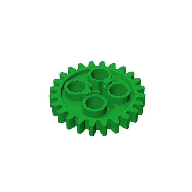 Шестерня Gobricks 3648, 24 зубьев, 10 шт, Цвет: 040