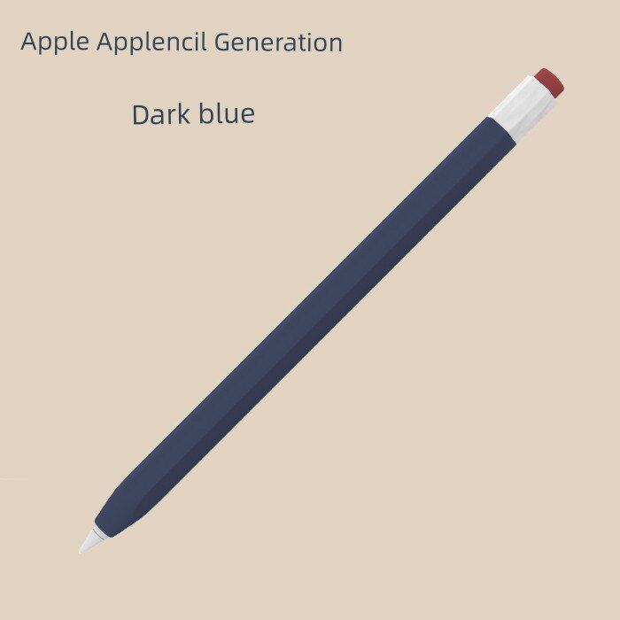 Силиконовый чехол для Apple Pencil 1-го поколения - Темно-синий, защитный чехол для Apple Pencil 1-го поколения