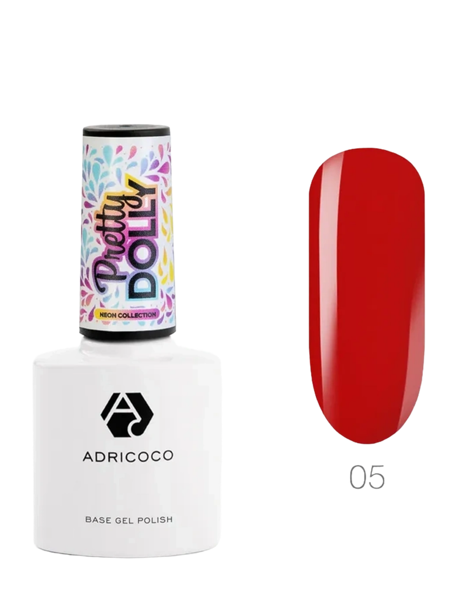 Adricoco гель лак pretty dolly №05