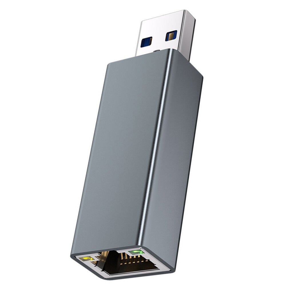 Сетевой Адаптер Ethernet От USB3.0 До 1 Гбит/с, Высокоскоростная Алюминиевая Карта Локальной сети RJ45 1 Гбит/с, Эффективная Сетевая Карта USB