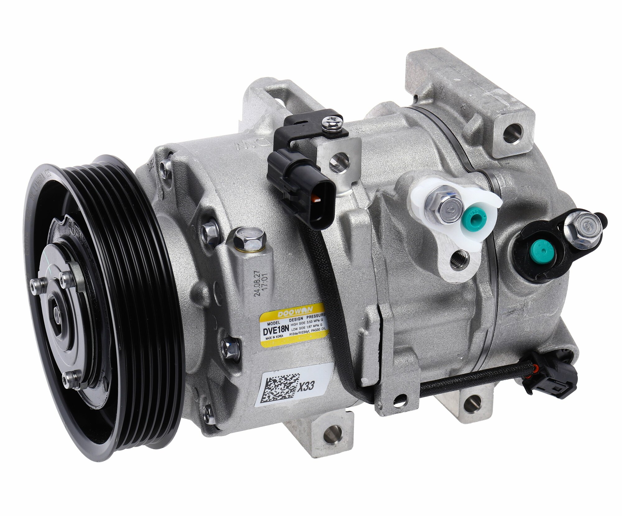 Компрессор KIA Sorento (12-) (2.4) кондиционера DOOWON