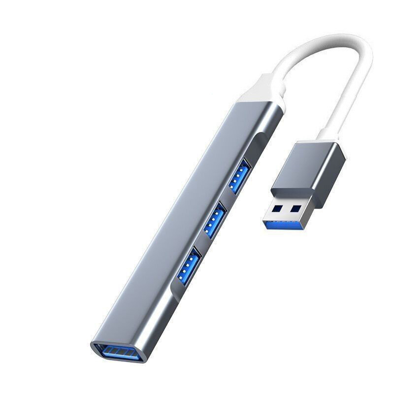 Удлинитель зарядного разветвителя， Интерфейс USB серого цвета (USB2.0*3 USB3.0*1)