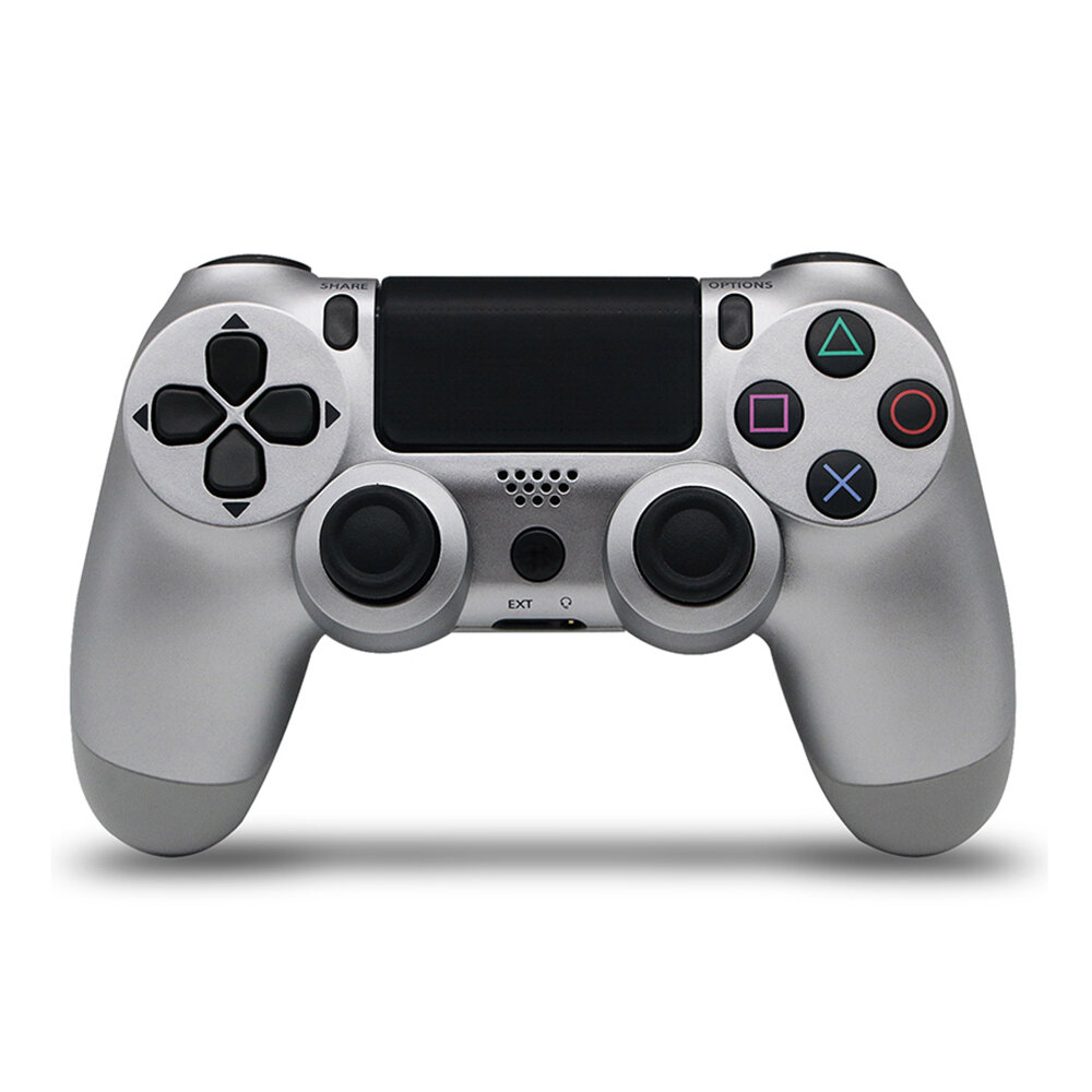 Двойной шок беспроводной контроллер BT геймпад игровой контроллер замена для контроллера Sony PS4 PlayStation 4, материалы ABS, цвета Фиолетовый, Серый, Зеленый, Коричневый, Красный, Темно-синий, Розовое золото, Синий, Камуфляж красный, Камуфляж серый,