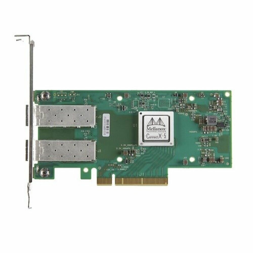 Mellanox Сетевое оборудование MCX512A - ACAT ConnectX - 5 EN network interface card, 25GbE dual - port SFP28, PCIe3.0 x8, tall bracket, ROHS R6