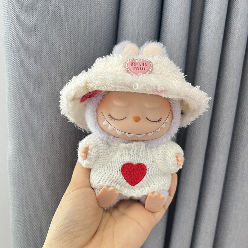 Подвеска для детской одежды Labubu, детская одежда для вечеринки Labubu, шапка Labubu, аксессуары и периферийные