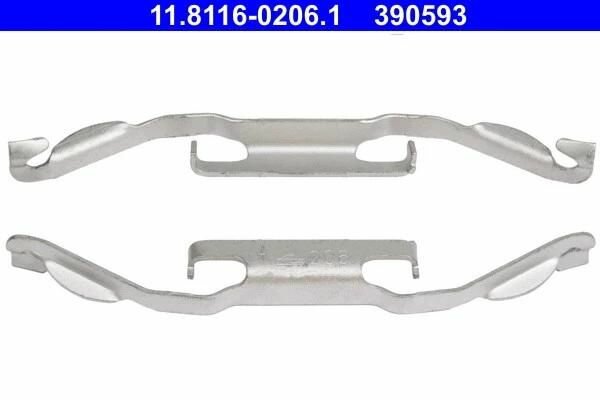 Пружины тормозного суппорта ATE 11-8116-0206-1, BMW, Ford, Land Rover, Volvo