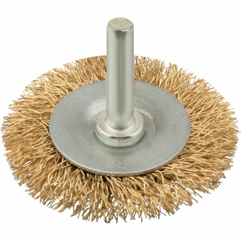 Дисковая прямая корщетка Курс для дрели со шпилькой 100 мм 38465