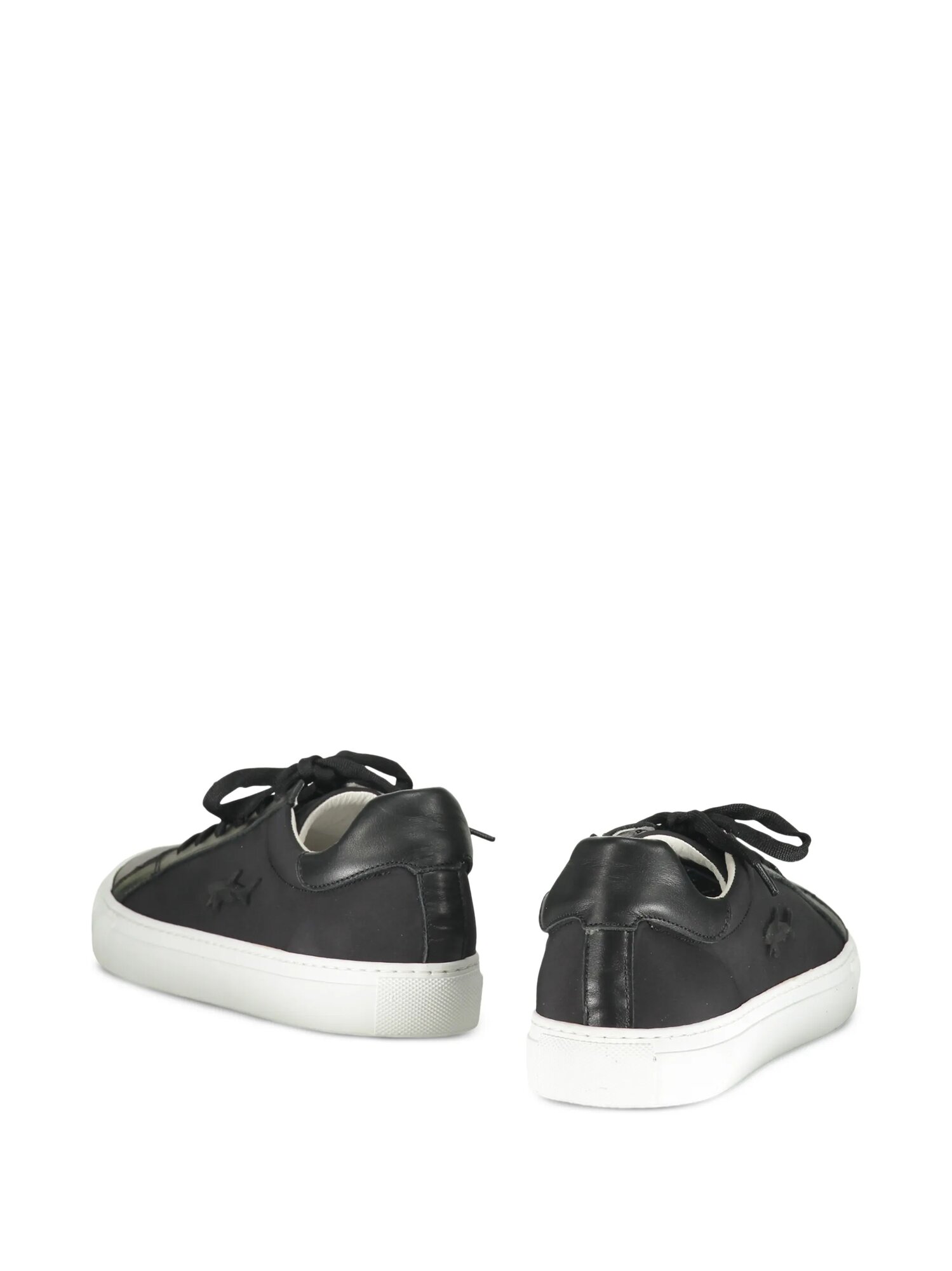 Кроссовки Paul & Shark Low white-sole sneakers, размер 40, black/black — фото 1