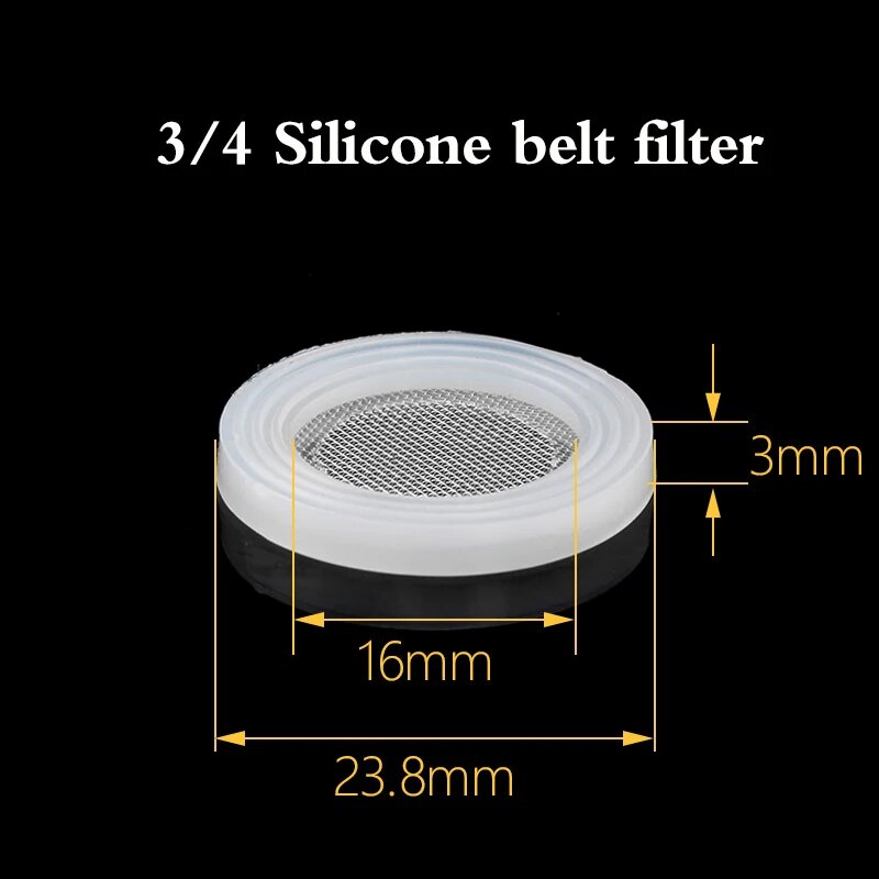 Резиновые уплотнительные кольца из птфэ 1/2", 3/4", 1" 6 points (10pcs)