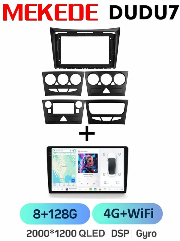 Магнитола Mekede DUDU7 8/128 Gb для Dongfeng S30 H30 Cross 1 2011-2018 carpay Android