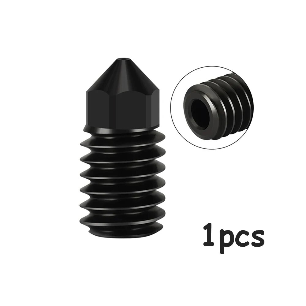 Сопло для Flashforge AD5X, новая версия, обновленные биметаллические сопла из закаленной стали, запасные части для 3D-принтера 0,2/0,4/0,6/0,8 мм