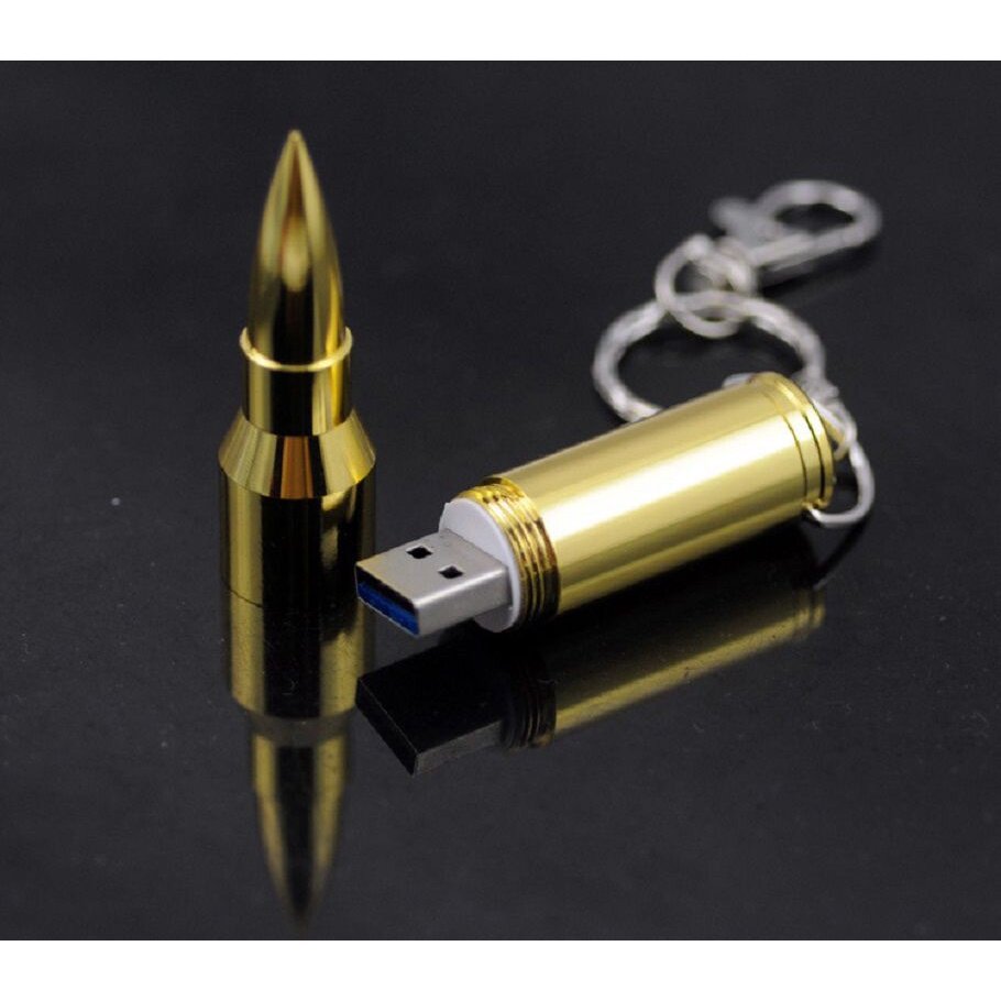 Арт у диск портативный пуля usb 20 память флэшка серебро золото золото 16гб