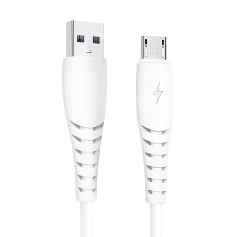 USB 5A кабель для зарядки и передачи данных, Micro USB белый - 2m