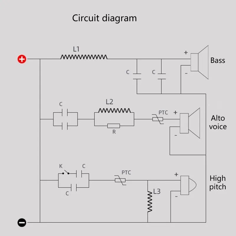 3-полосный делитель частоты динамика, распределительная плата кроссоверного фильтра Hi-Fi для DIY KTV