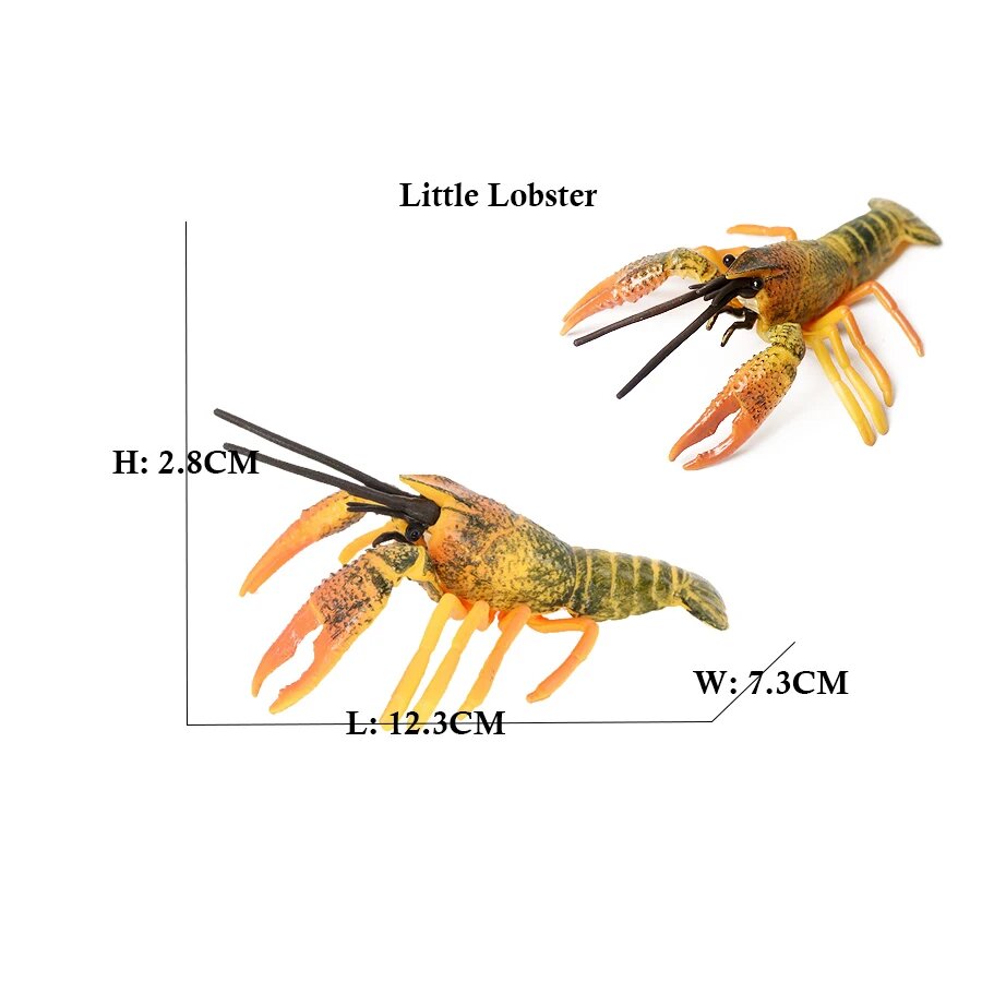 Фигурки UTOMY Лосось-отшельник Желтый, Lobster D