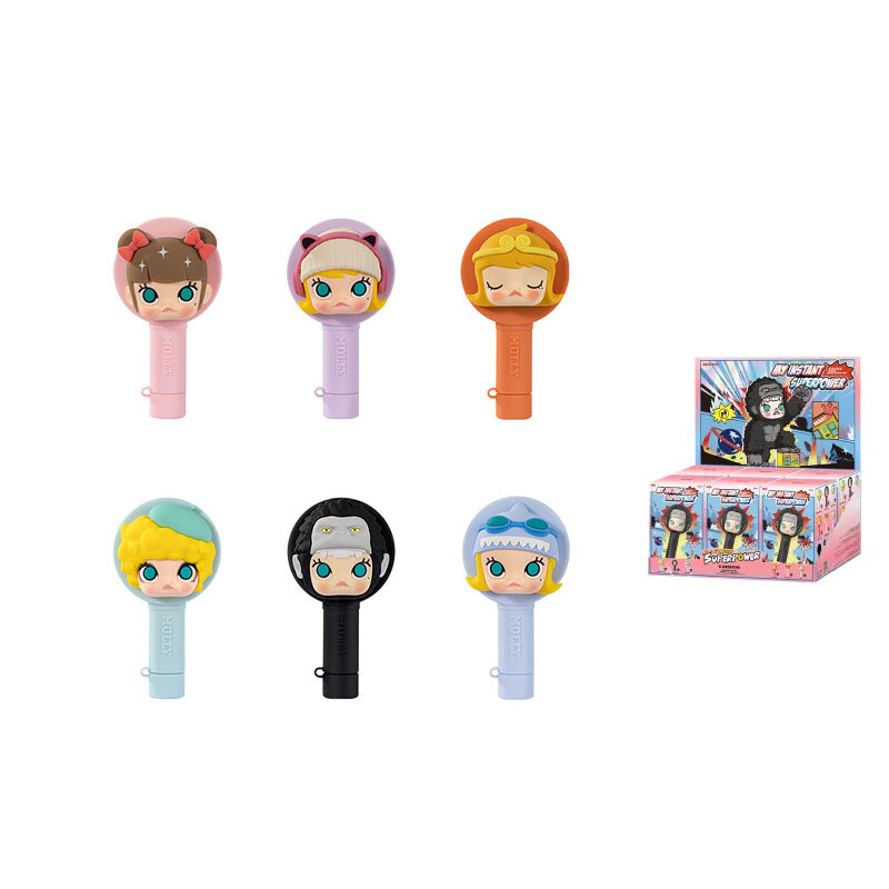 POP MART Instant Superpower Collection Cable IPhone/Type C Mystery Boxes Single Mystery Box/Full Box 6 Pieces null