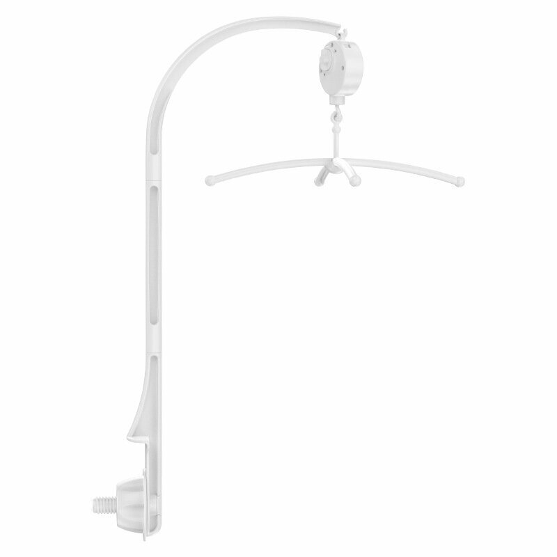 Детская кровать колокол держатель игрушки Мобильная детская кровать с белой клубничной кронштейной картой Музыкальная коробка Новорожденный детский колокол Детская кровать игрушка 0 12 месяцев Детская клубника и мобильная (белая)