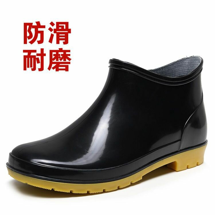 Камуфляжные непромокаемые сапоги с коротким голенищем, нескользящие, износостойкие, низкие, больших размеров, для рыбалки, наружной деятельности и строительных площадок, размеры 46, 48, 50