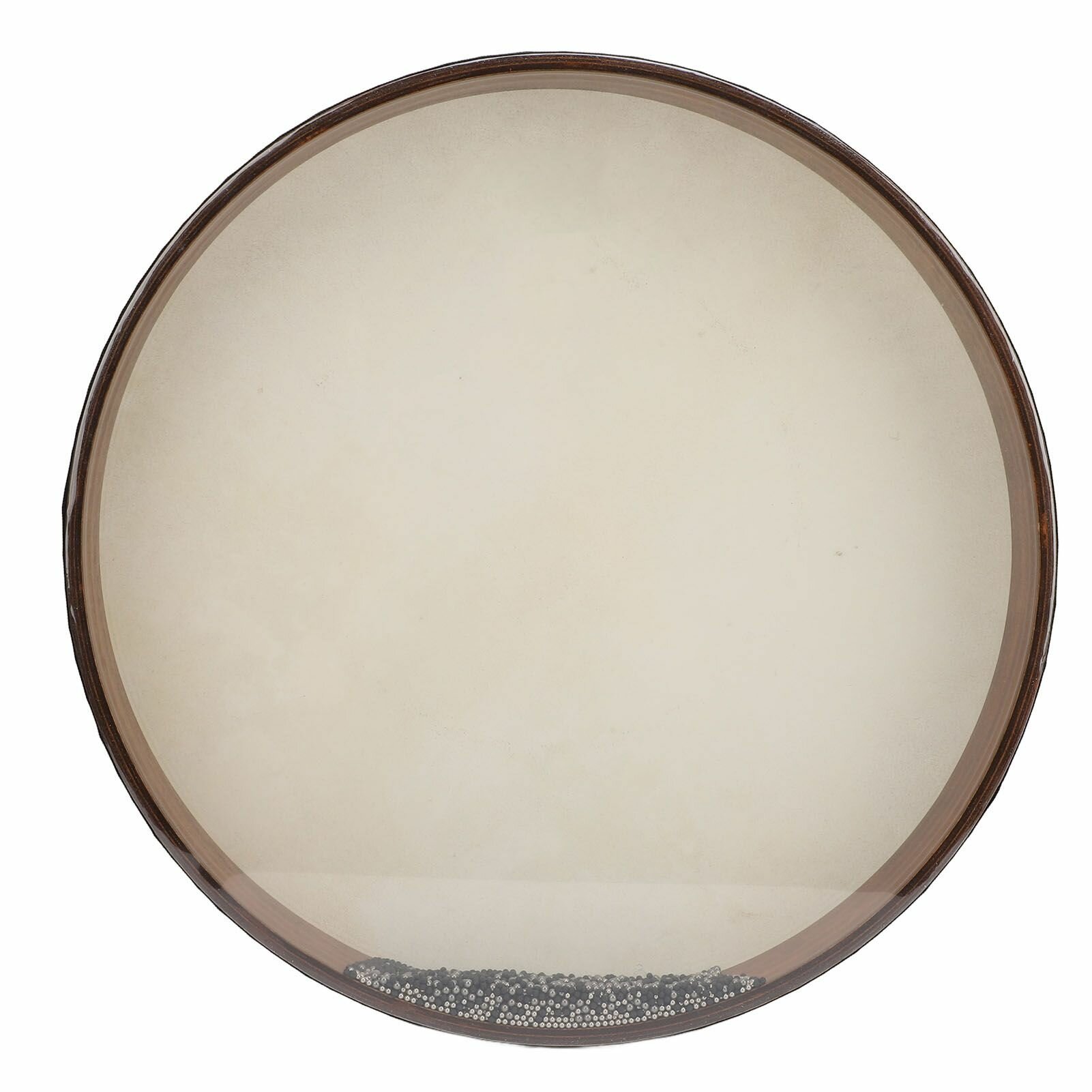 Барабан с мягким звуком океана 40,5 см с металлическими бусинами. Волновой барабан для медитации и йоги