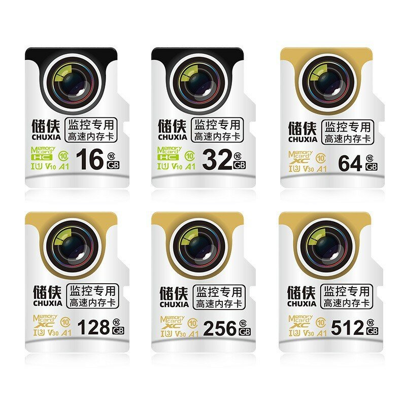 Горячая распродажаКарта памяти для камеры Chuxia, совместимая с Xiaomi, Huawei, Ezviz, Hikvision, карта хранения видео 128G