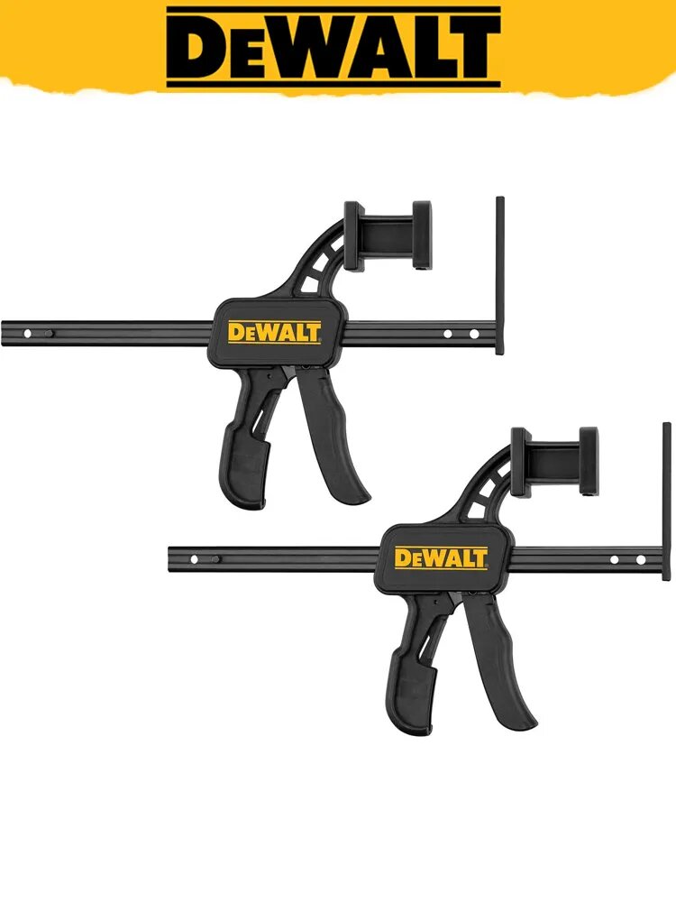 DEWALT DW55026 TrackSaw Track Clamps 2-Piece Operation Удобные и быстрые аксессуары для инструментов