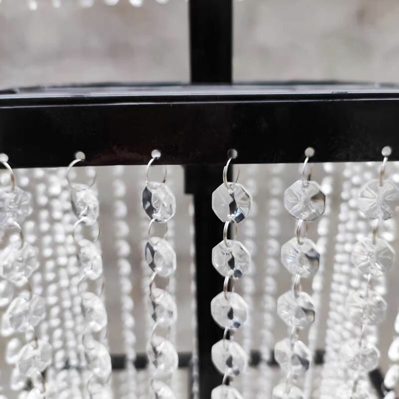 Свадебные аксессуары, железное искусство, дорога Шао Хуа, квадратный свадебный зал, банкетный зал, высококачественная напольная кристальная бусинная занавеска