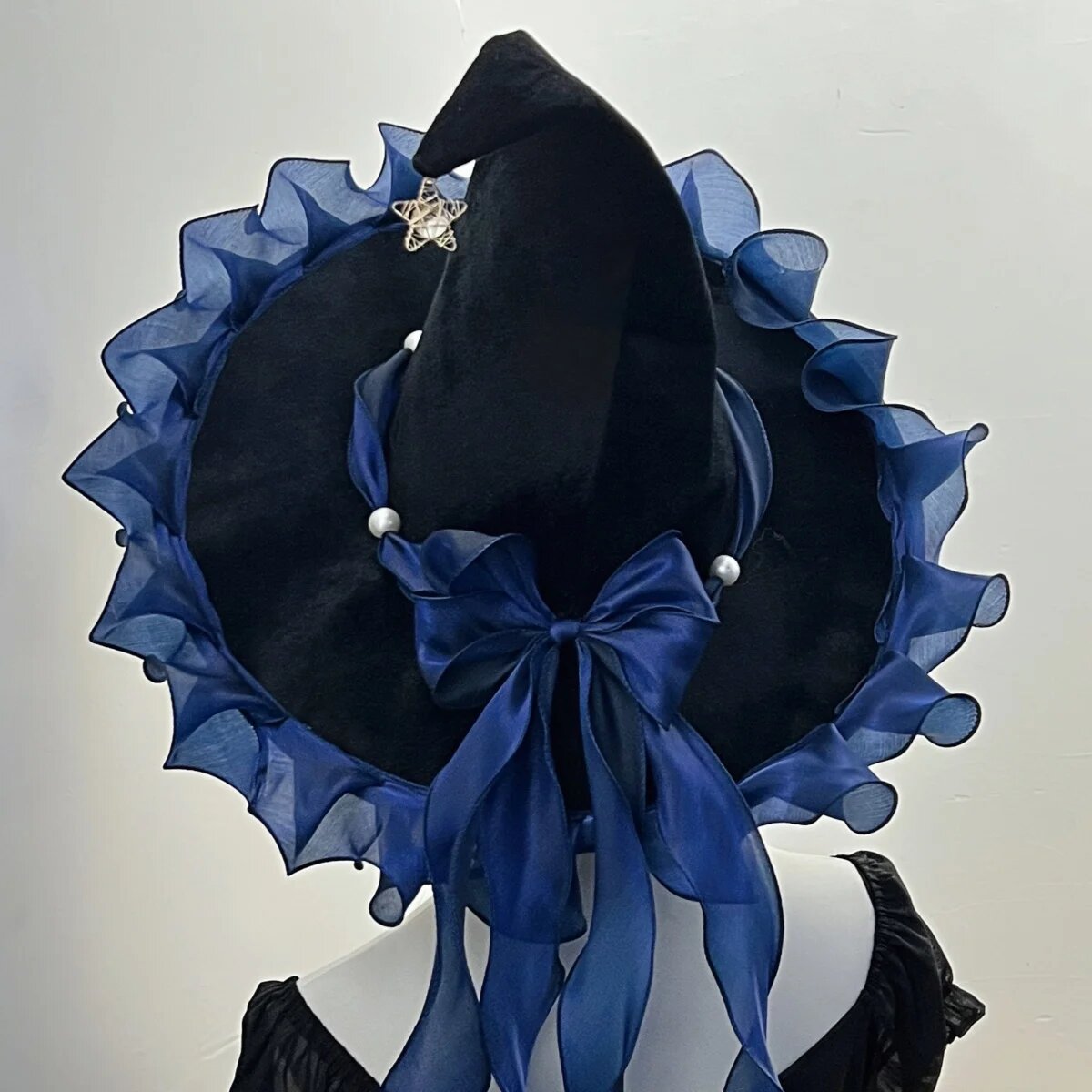 Готическая шляпа ведьмы Синий, Blue