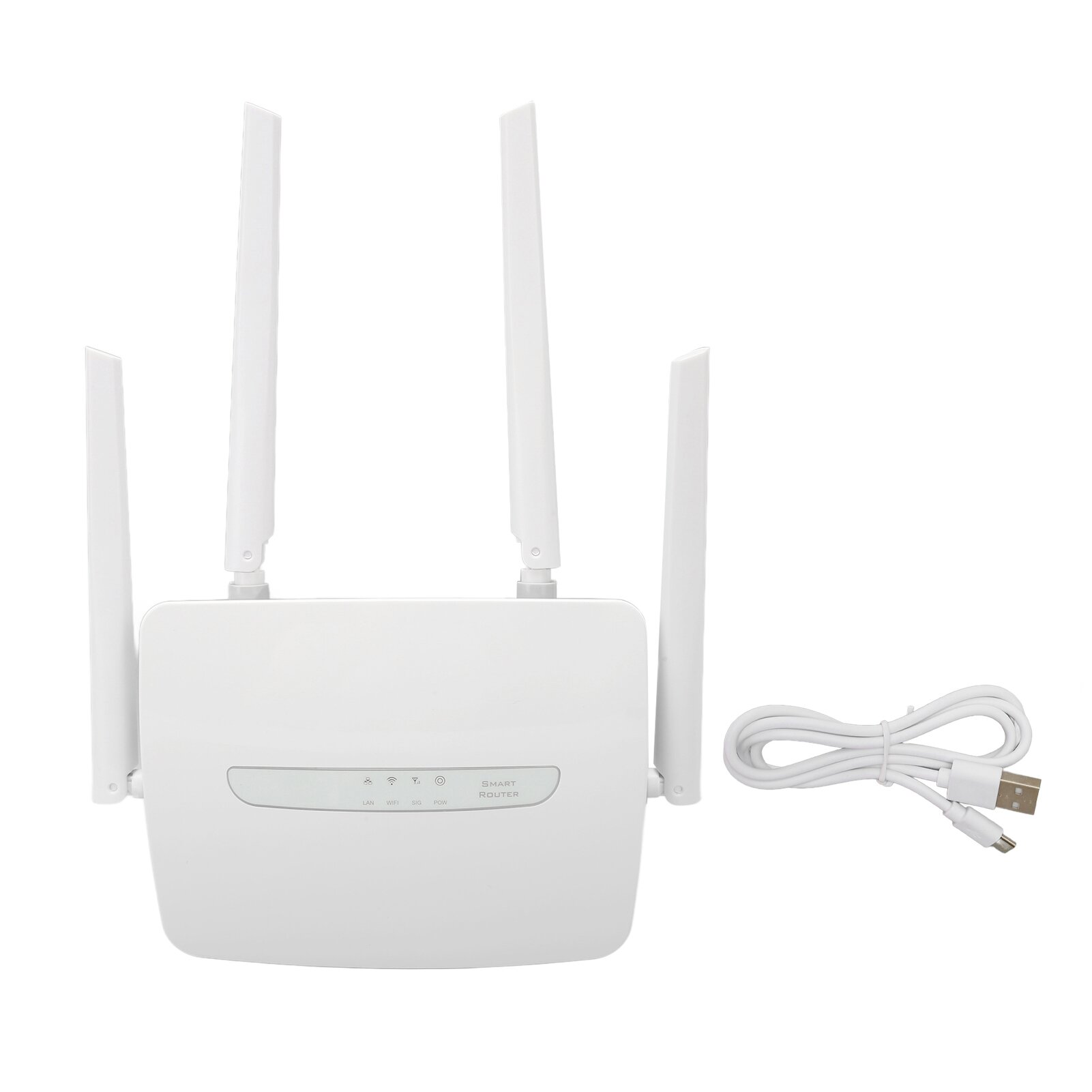 Маршрутизатор WiFi 4G LTE CPE со слотом для SIM-карты, точка доступа 150 Мбит/с, поддержка 32 пользователей, порт WAN LAN, вилка британского стандарта, внешняя антенна