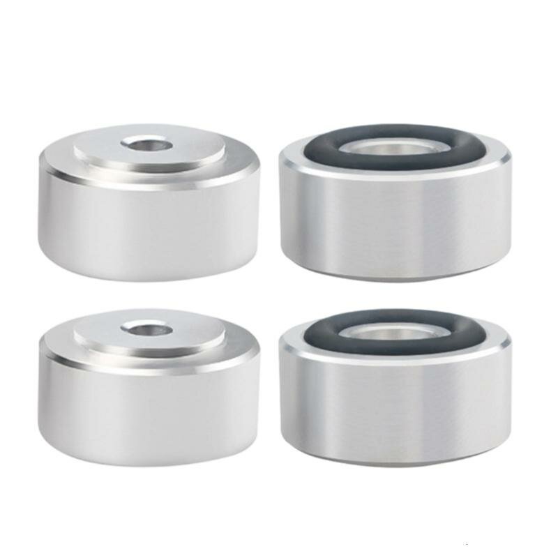 Подставки-демпферы для акустики, 4 шт, серебряный большой