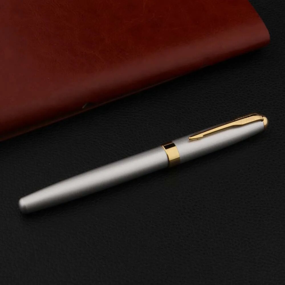 Шариковая ручка silver Chouxiongluwei 574, синие чернила