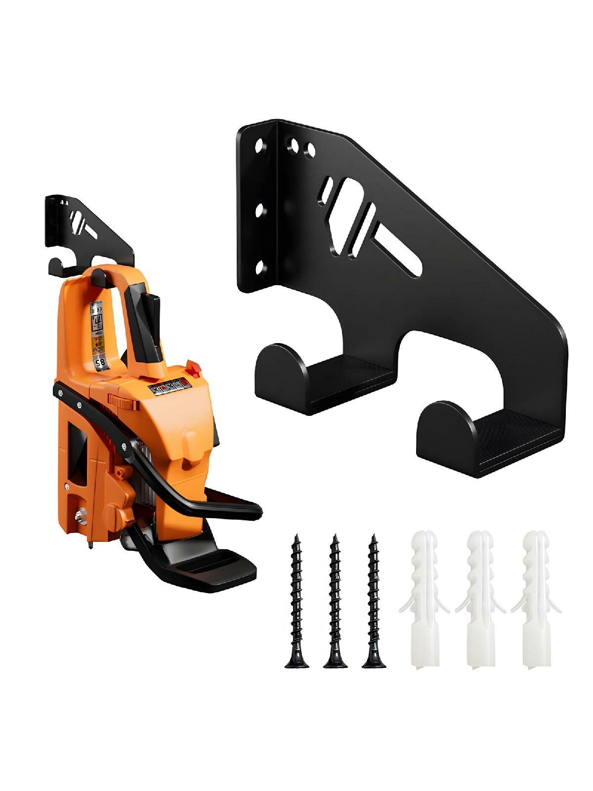 Простая установка Вешалка для бензопилы для настенных защитных накладок Возможность установки от ржавчины