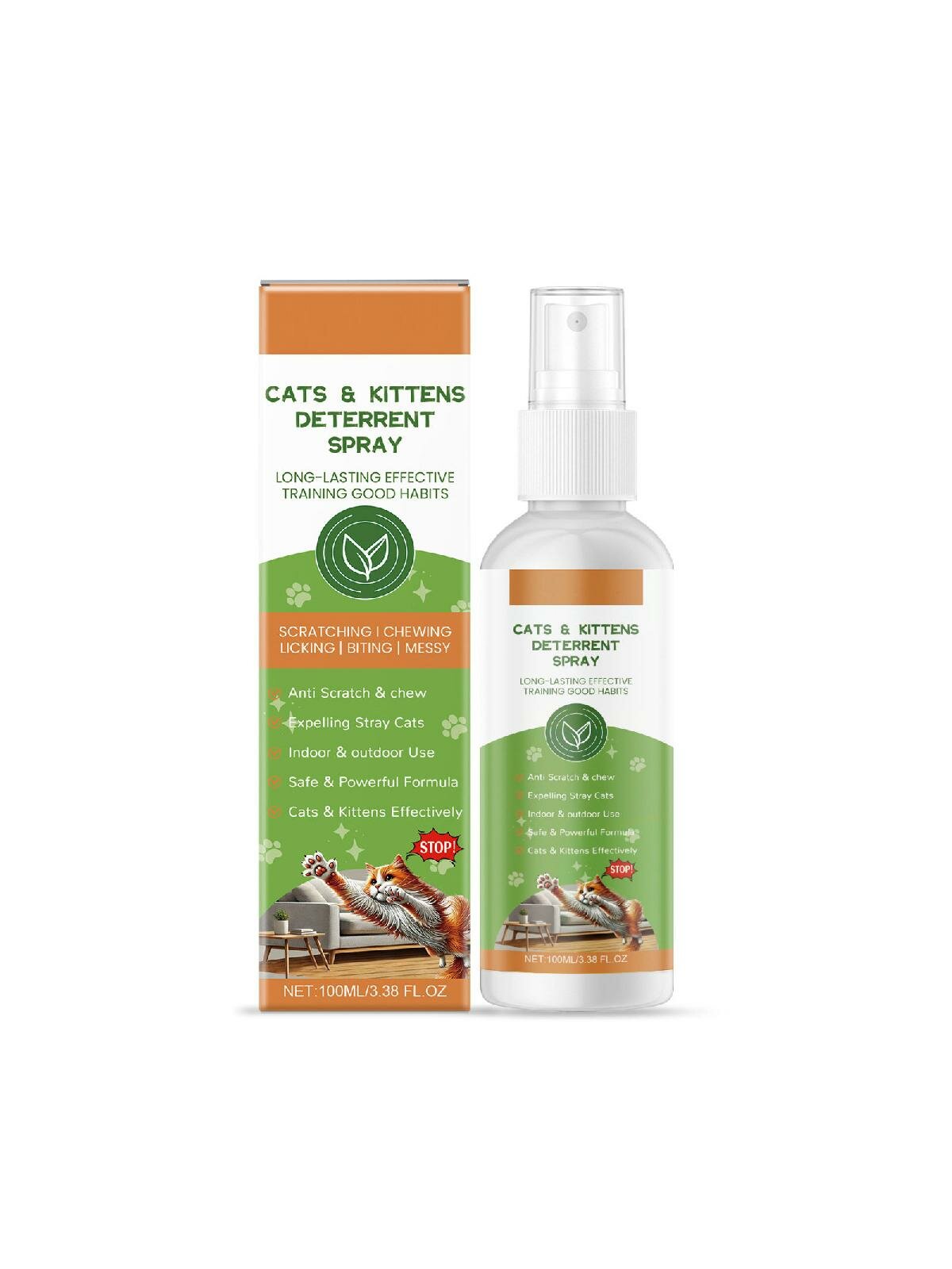 Спреи для кошек, отпугивающие котят и кошек, безопасные для мебели, пола и многого другого