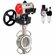 Затвор DN.ru 316L-316L-PTFE Ду250 Ру16, с пн. приводом DA-140, с пн. распред. PN...