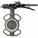 Затвор DN.ru 316L-316L-PTFE Ду100 Ру16 с рукояткой и двумя концевыми датчиками L...