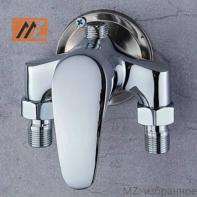 Накладной латунный смеситель для душа комплект смеситель для ванной комнаты переключатель для душа